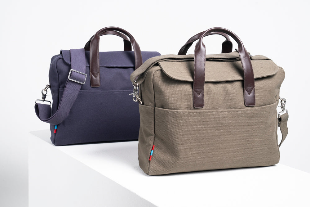 Hochwertige Laptoptasche aus gewachstem Twill I dreigürteltiere – Drei ...